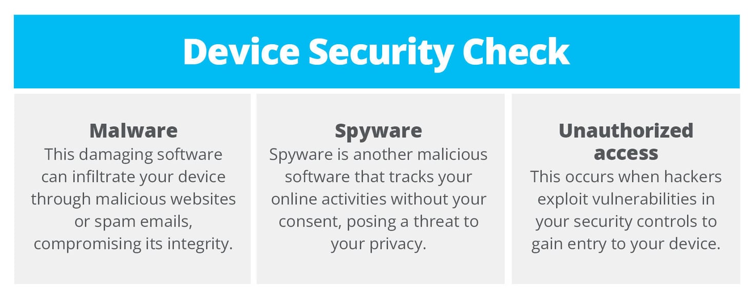 How to Complete a Device Security Check